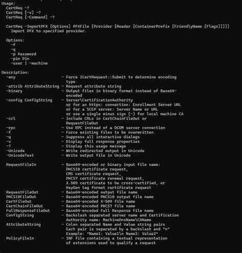 Exploring The Hidden Switches Of Certutil And Certreq