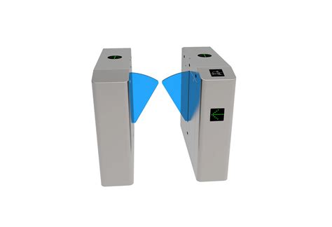 Rfid 시스템으로 높은 보안을 가진 보행자 접근 통제 플랩 배리어 터니틀