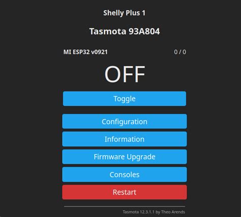 Differences In WebUI Header Information Arendst Tasmota Discussion GitHub