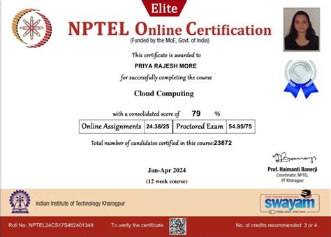 Cloudcomputing Certification Nptel Professionaldevelopment