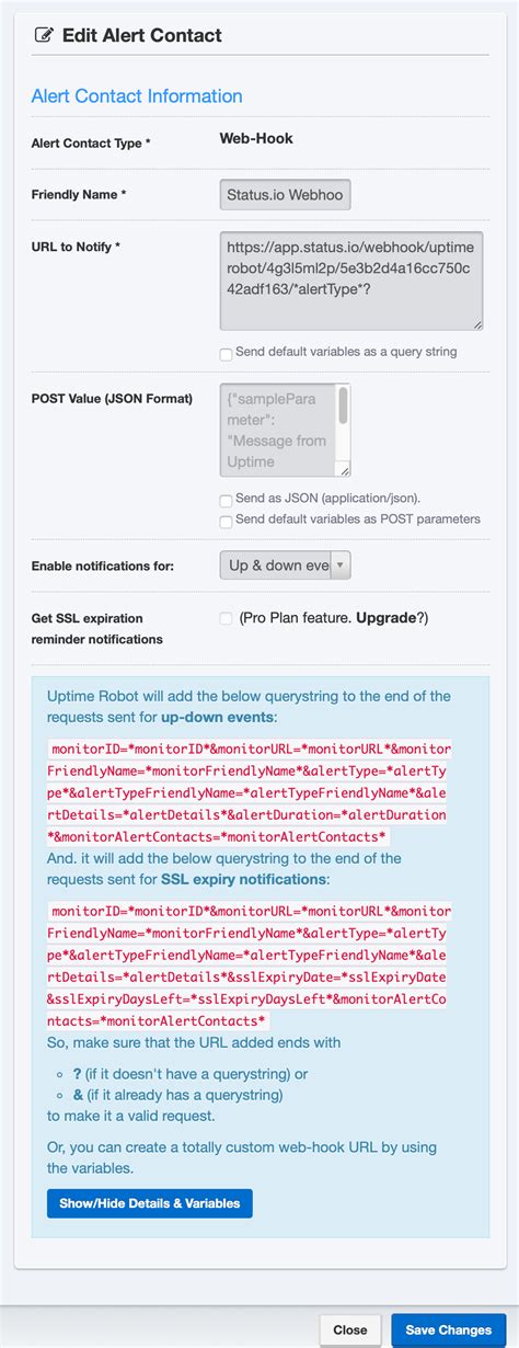Uptimerobot Monitoring Knowledge Base