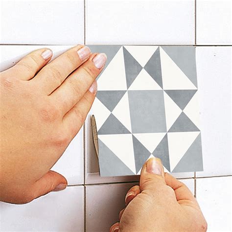 Ohio Star Pattern Tile Decal Floor Tile Decal Bathroom Etsy