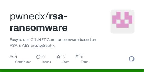 Github Pwnedxrsa Ransomware Easy To Use C Net Core Ransomware Based On Rsa And Aes Cryptography