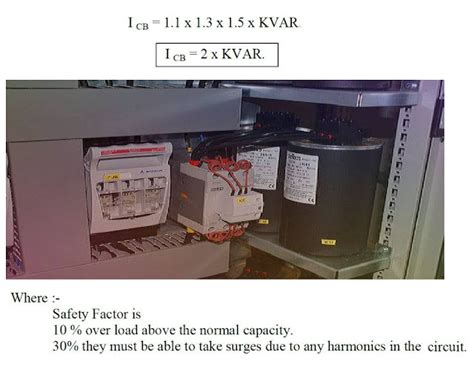 How To Calculate Main Circuit Breaker Of Capacitor Bank Electrical Engineering Blog
