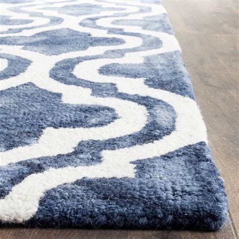 Safavieh Clearance Dip Dye Ddy537n Navy Rug 100x140 Rectangular