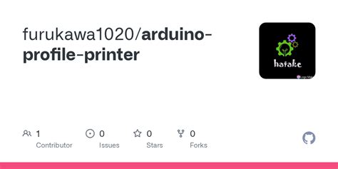 Github Furukawa1020arduino Profile Printer