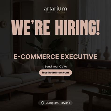 We Are Hiring🚨 Job Title E Commerce Executive Location Gurugram Job