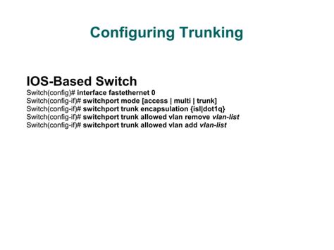 Ccna3mod9 VLAN Trunking Protocol 1 Pptx Computer Networking Computing