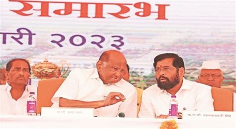 Shinde Shares Dais With Pawar At Vsi Event Says Ncp Chief Is A Guiding Force Mumbai News