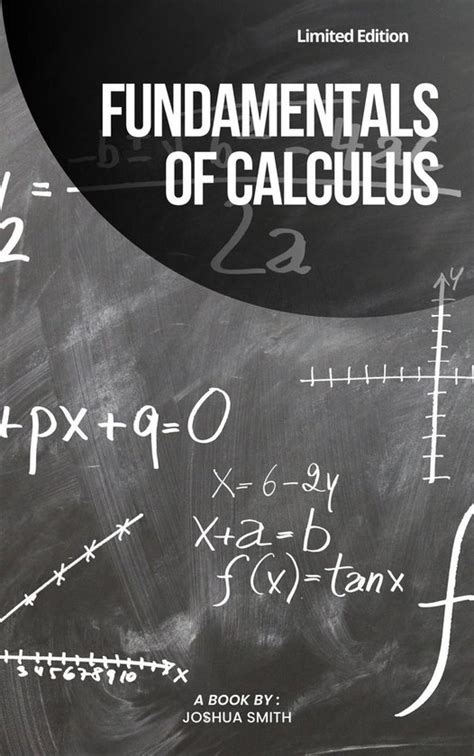 Fundamentals Of Calculus Ebook Joshua Smitth 9798227143587