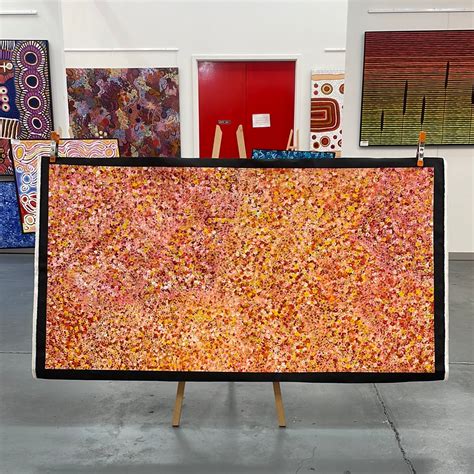 Bessie Pitjara 1060 Mm X 2000 Mm Mandel Aboriginal Art Gallery