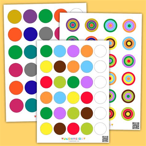 Рабочие листы для развития логики «Цветные круги» – распечатать