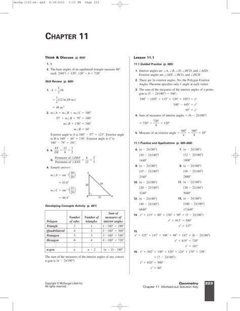 chapter 11 solution key
