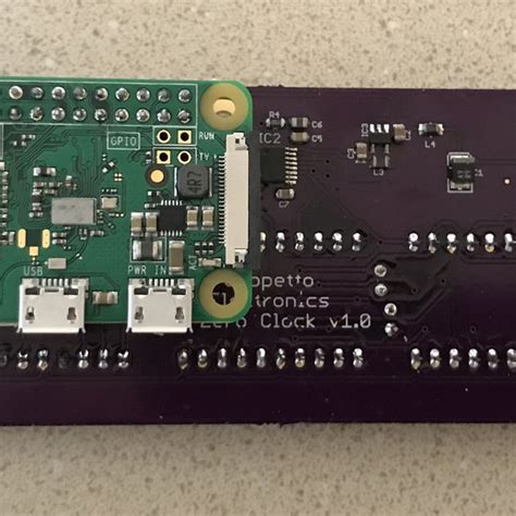 Raspberry Pi Zero W Desk Clock Hackaday Io
