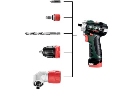 Powermaxx Bs Bl Q 601749590 Cordless Drill Screwdriver Metabo