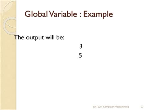 Week 5 Functions 1 Ekt120 Computer Programming Ppt Download