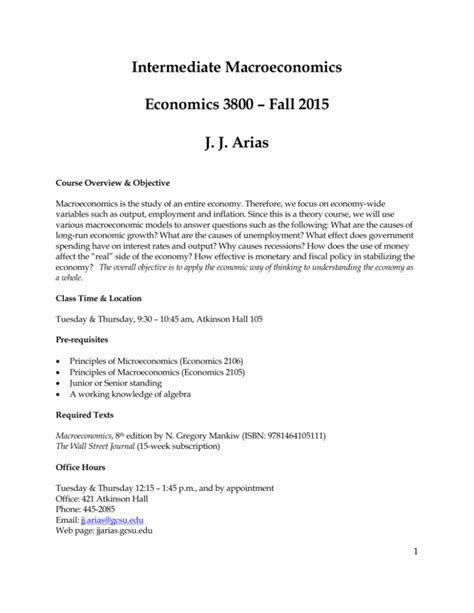 Intermediate Macroeconomic Theory