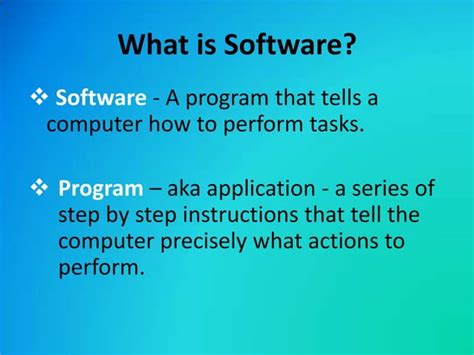 computer software 7th grade pptx operating systems computer software and applications