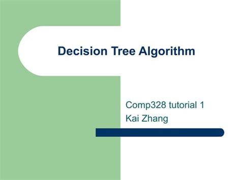 Decision Tree Learning Ppt