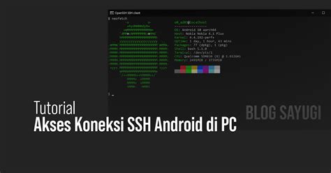 Cara Install Dan Akses Ssh Server Android Melalui Termux Dan Akses Via