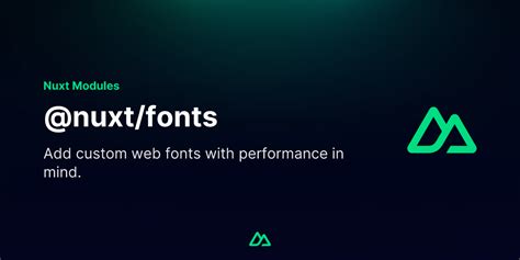 Nuxtfonts · Nuxt Modules