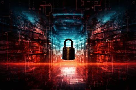 Ransomware Encryption And Data Breach Stock Illustration Illustration Of Data Hacker 310855301