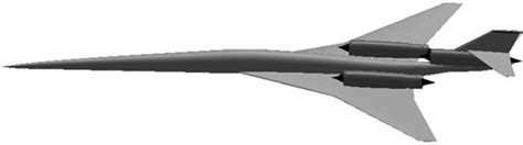 Solid Model Of Notional Supersonic Business Tri Jet Download Scientific Diagram