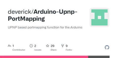 GitHub Deverick Arduino Upnp PortMapping UPNP Based Portmapping Function For The Arduino