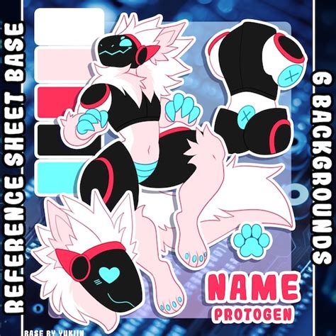 Furry Reference Base Protogen Etsy