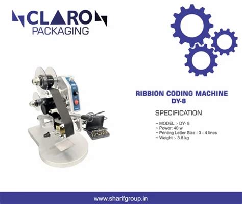 Manual Ribbon Coding Machine Dy 8 At ₹ 4500 In Sangli Id 2850318546733
