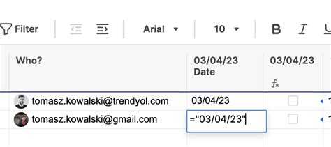 Is There A Workaround To Have A Column With Date As Function To Be