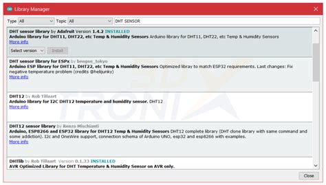 Dht11 Dengan Arduino Bdxtronix