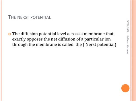 Chapter 4 Membrane Action Potential Ppt