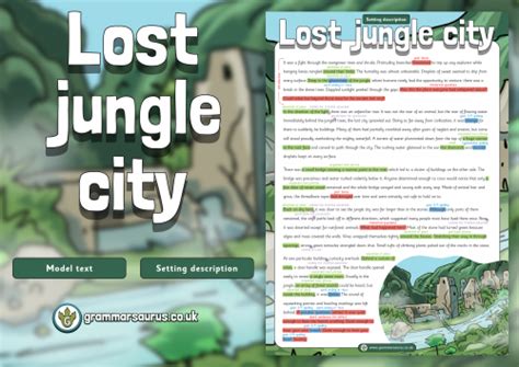 Year 4 Model Text Setting Description Jungle City Gbsct P4 3rd Grade And 3rd Class