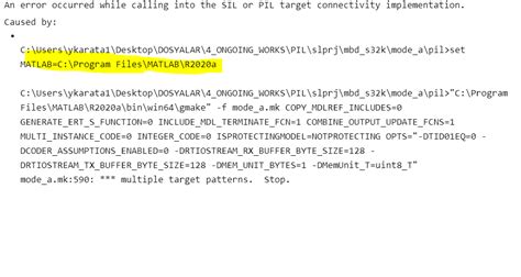 Pil Simulation Multiple Target Patterns Issue In Generated Makefile Nxp Community