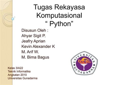 Tugas Rk Python Ppt