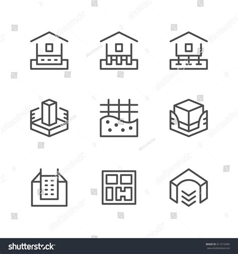 1 Thousand Types Foundation Construction Royalty Free Images Stock