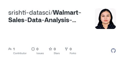 Github Srishti Datasciwalmart Sales Data Analysis With Mysql