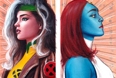 Marvel Premier Dual Panel Front Rogue Mystique By Fredianofficial