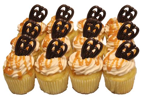 Mini Salted Caramel Cupcake Dozen Aggies Bakery And Cake Shop