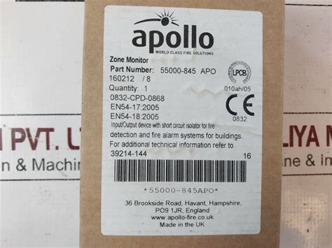 Apollo 55000 845 Apo Zone Monitor With Isolator Aeliya Marine