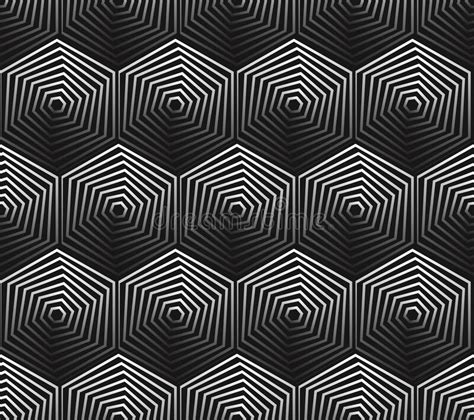 Abstract Hexagonal Geometric Pattern Background Stock Illustration Illustration Of Graphic