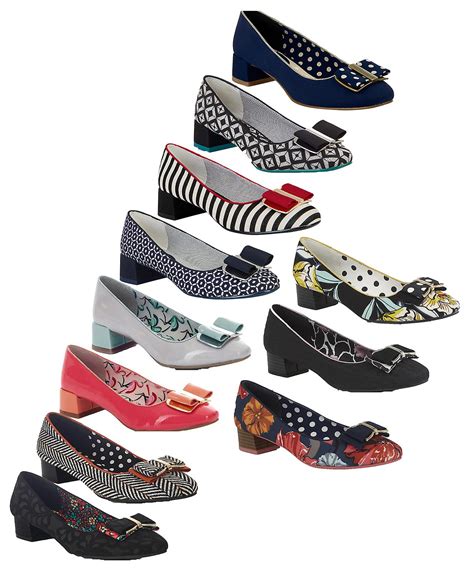 Ruby Shoo Womens June Low Heel Pumps Fruugo Us