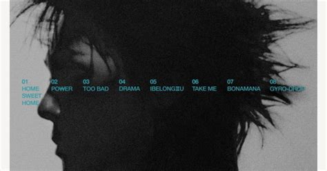 [공식] 지드래곤 11년만 정규 앨범 위버맨쉬 트랙리스트 공개