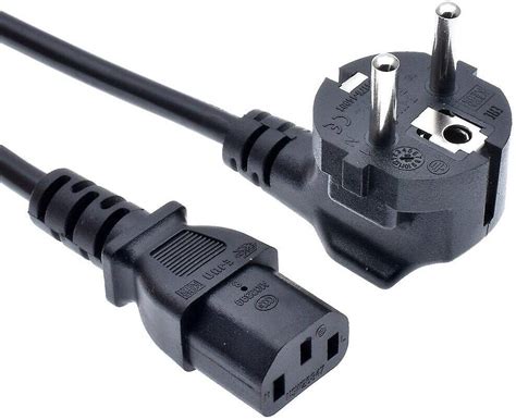 Power Cable For Monitor Psu Euro Plug 16a 1 5m Black G 04 16a Buy Best Price In Uae