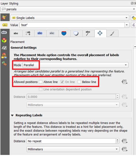 Cartography Force Label To Be Along The Lower Perimeter Of A Polygon In QGIS Geographic
