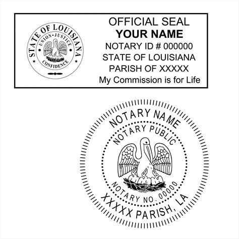 Louisiana State Seal Printable