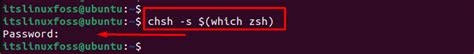 How To Make Zsh The Default Shell In Ubuntu Its Linux Foss