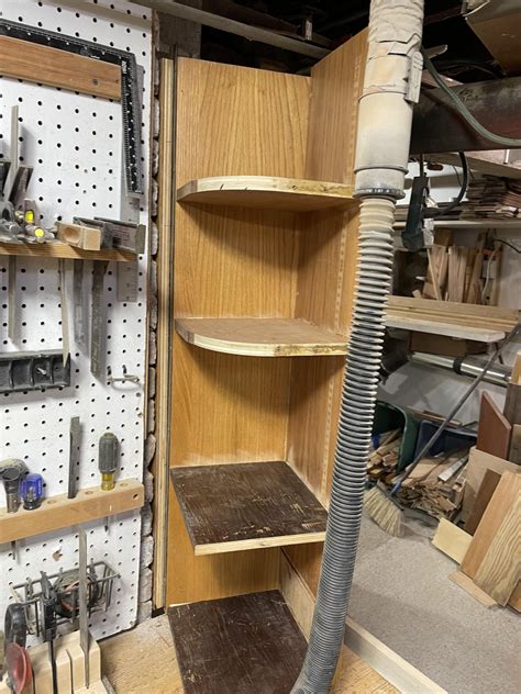 Pivoting Shelf Unit Rwoodworking