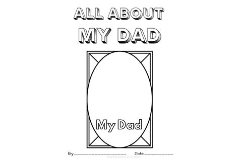 All About My Dad Printable Poster